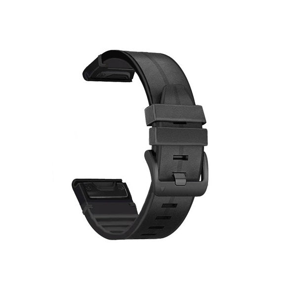 Garmin QuickFit Leather Silicone Rubber Watch Strap Replacement – STRAPIFY