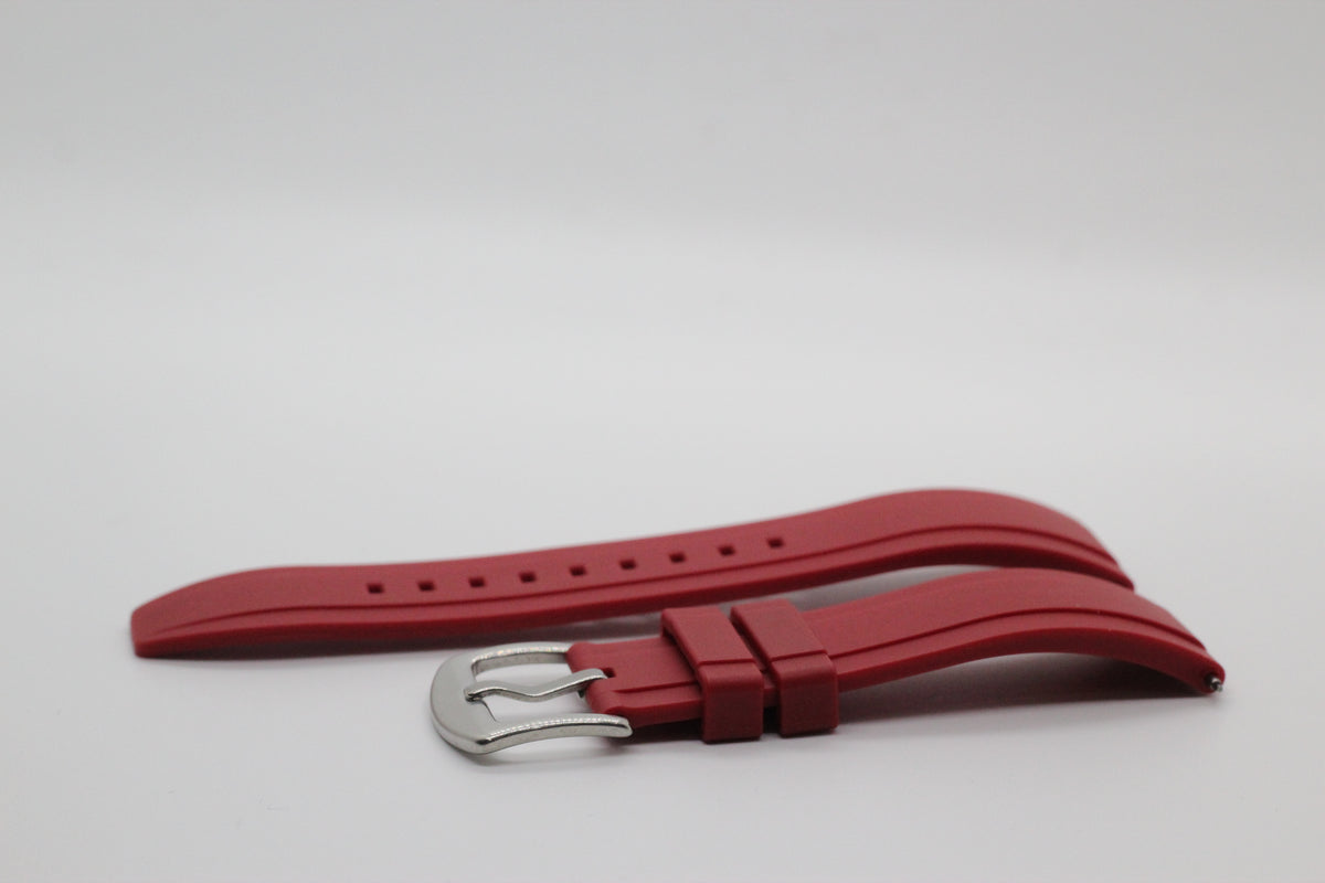 [Quick Release] King Flexi Rubber - Red Watch Strap – STRAPIFY