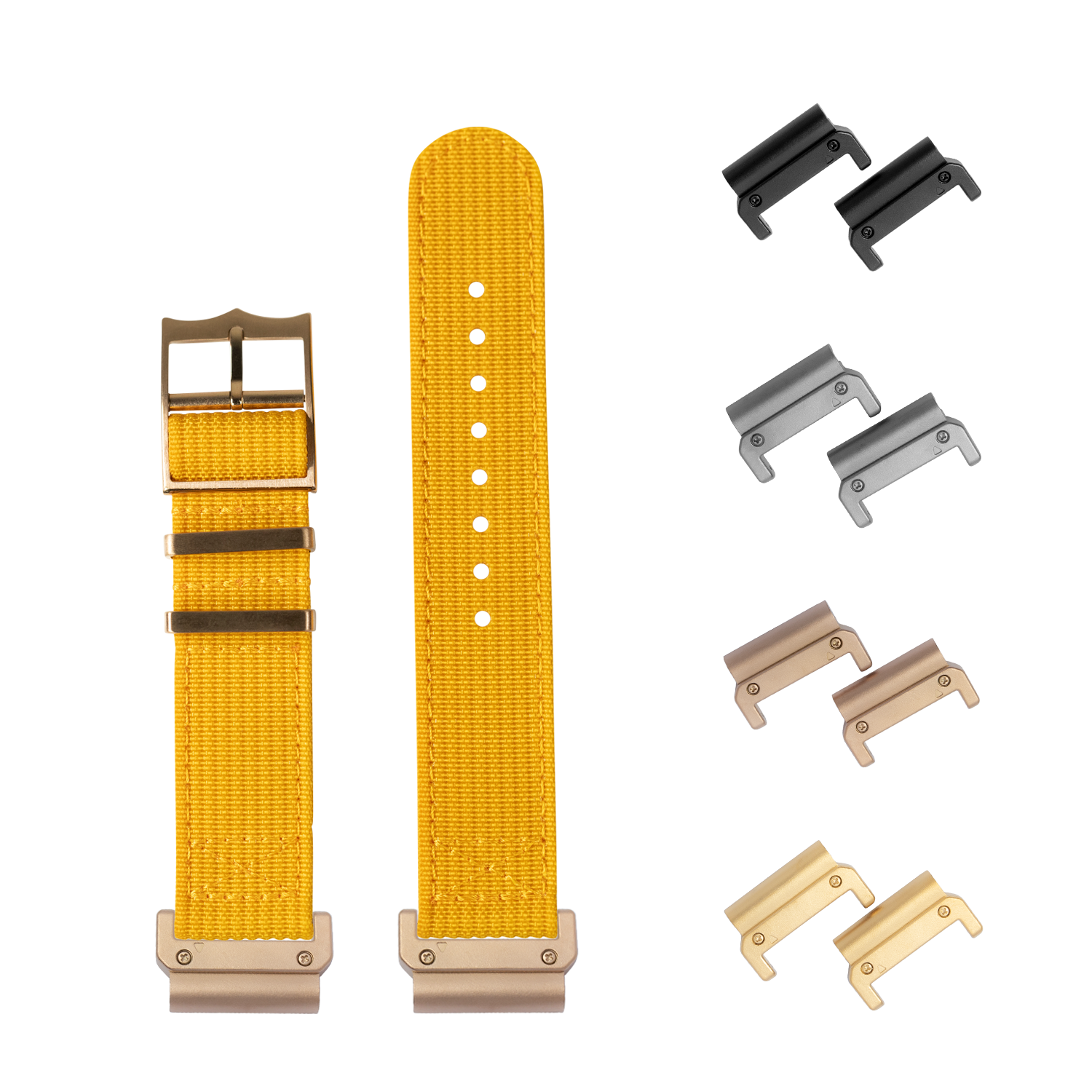 [QuickFit] Alpha Militex - Mustard Yellow 22mm
