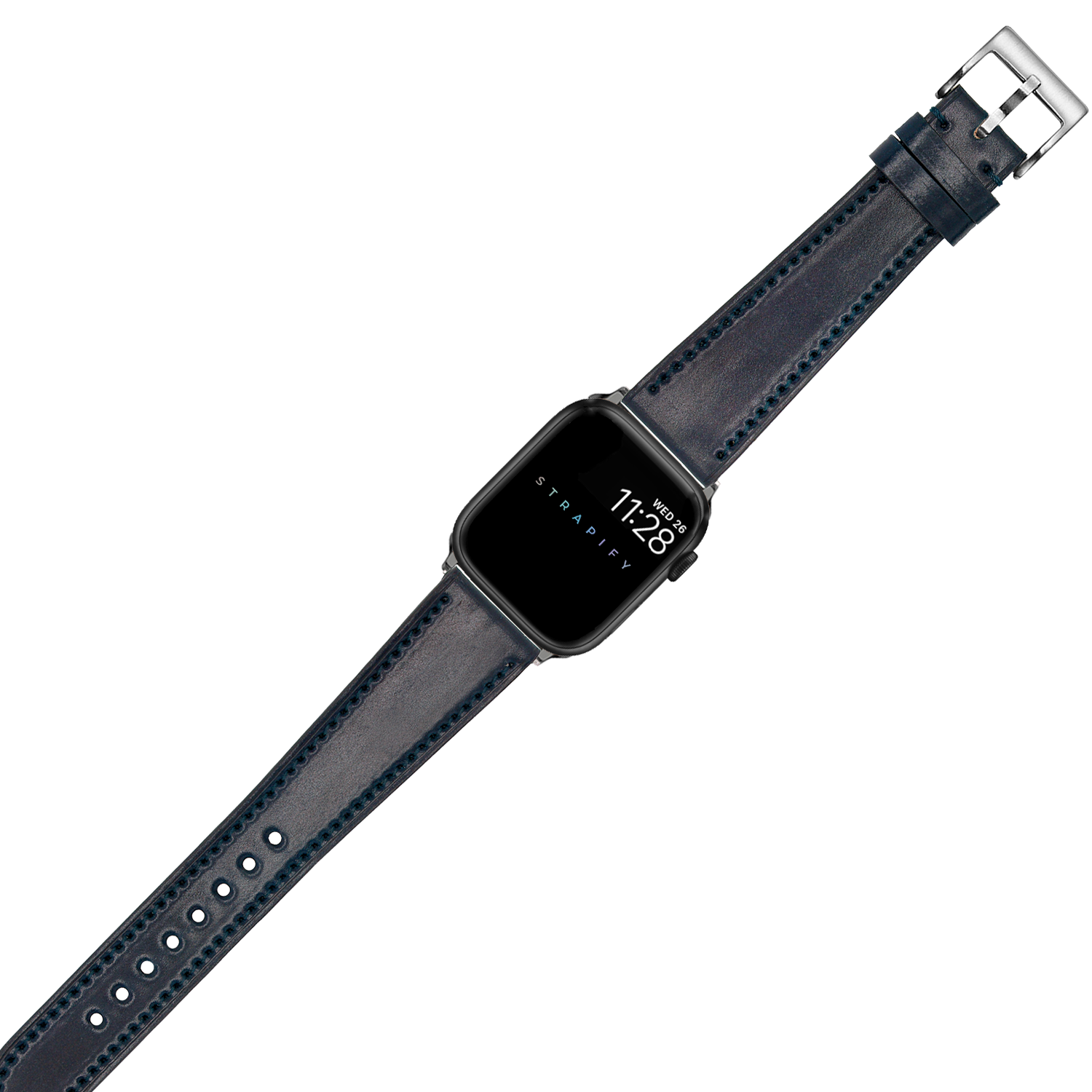 [Apple Watch] Horween Shell Cordovan - Navy Blue