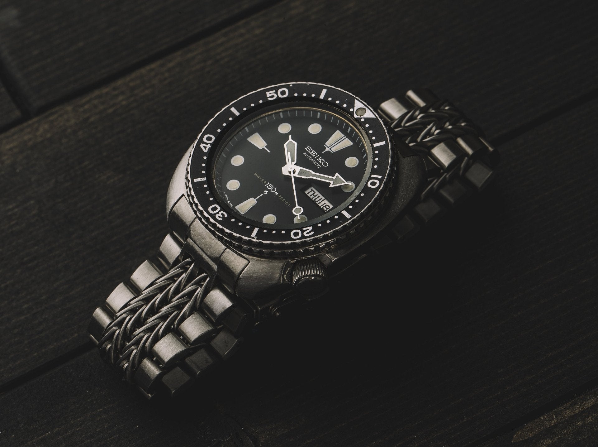 Razor-Wire Seiko Bracelet for 6309, SRP77x Models