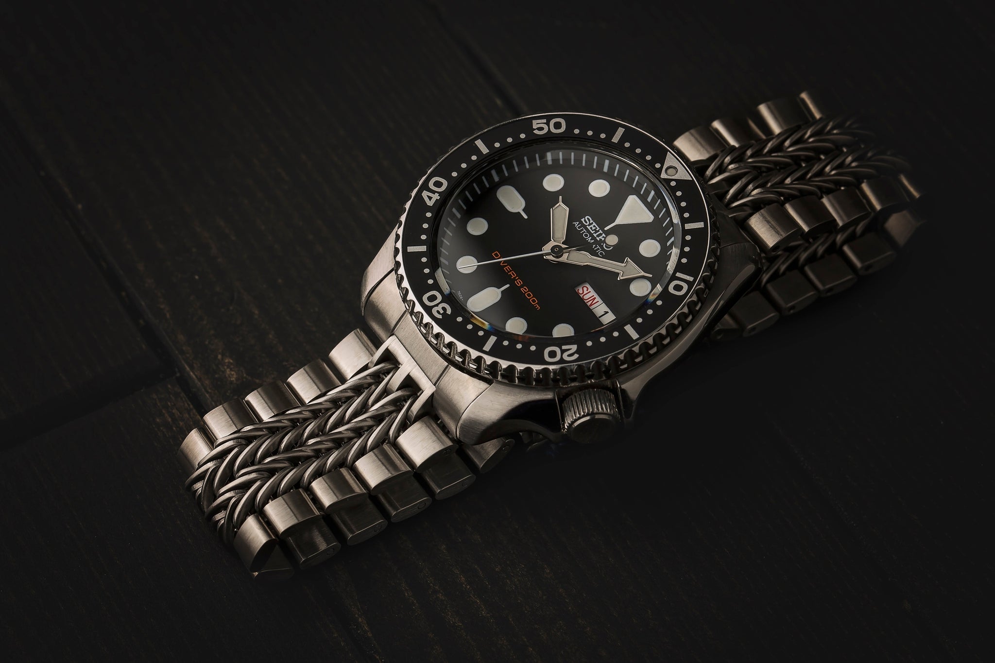 Razor-Wire Seiko Bracelet for SKX007 Models