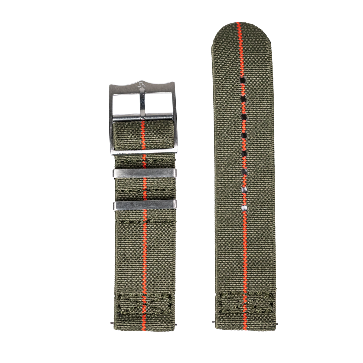 [Quick Release] ElastoFlex - Army Green/Red – STRAPIFY