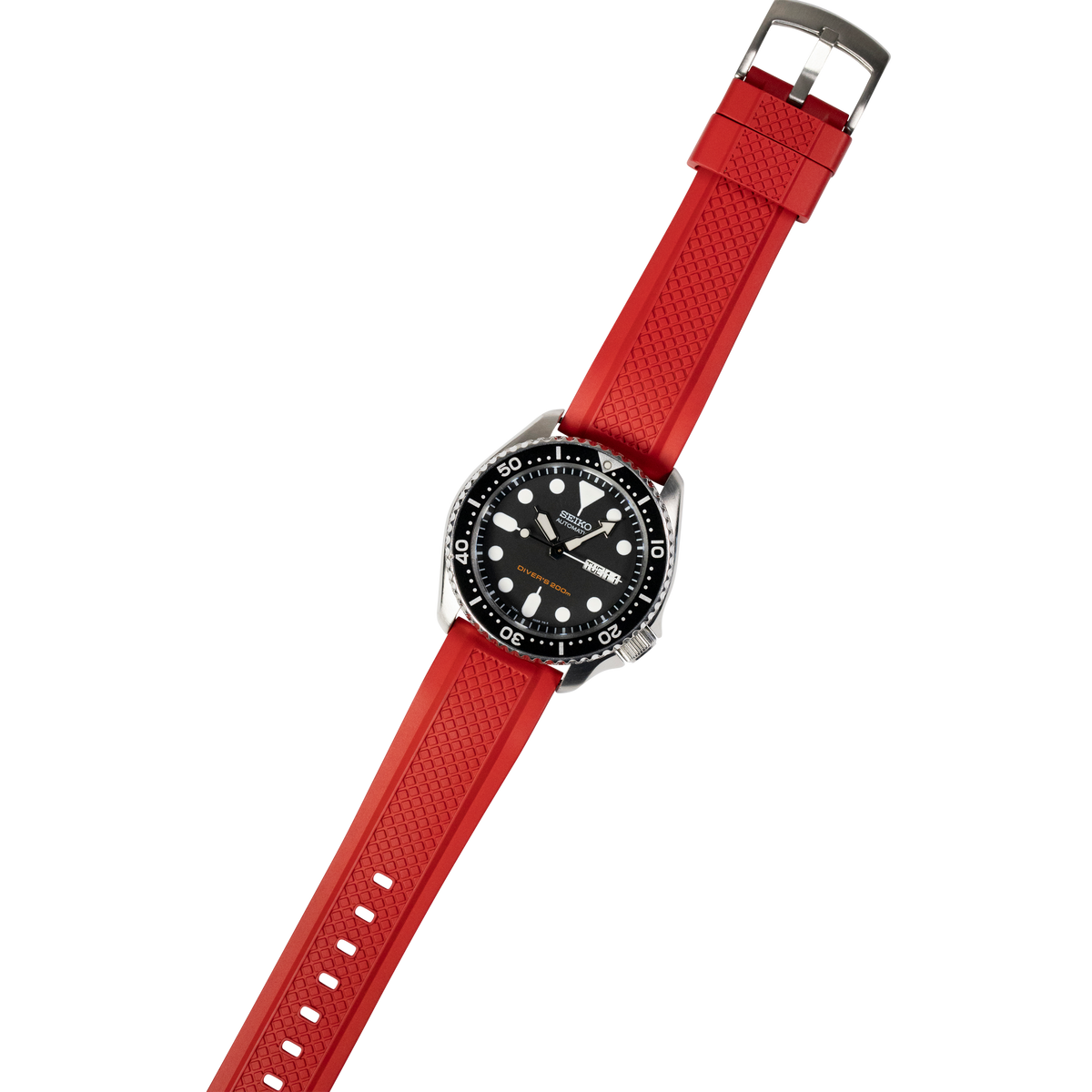 [Quick Release] GridLock FKM Rubber - Red – STRAPIFY
