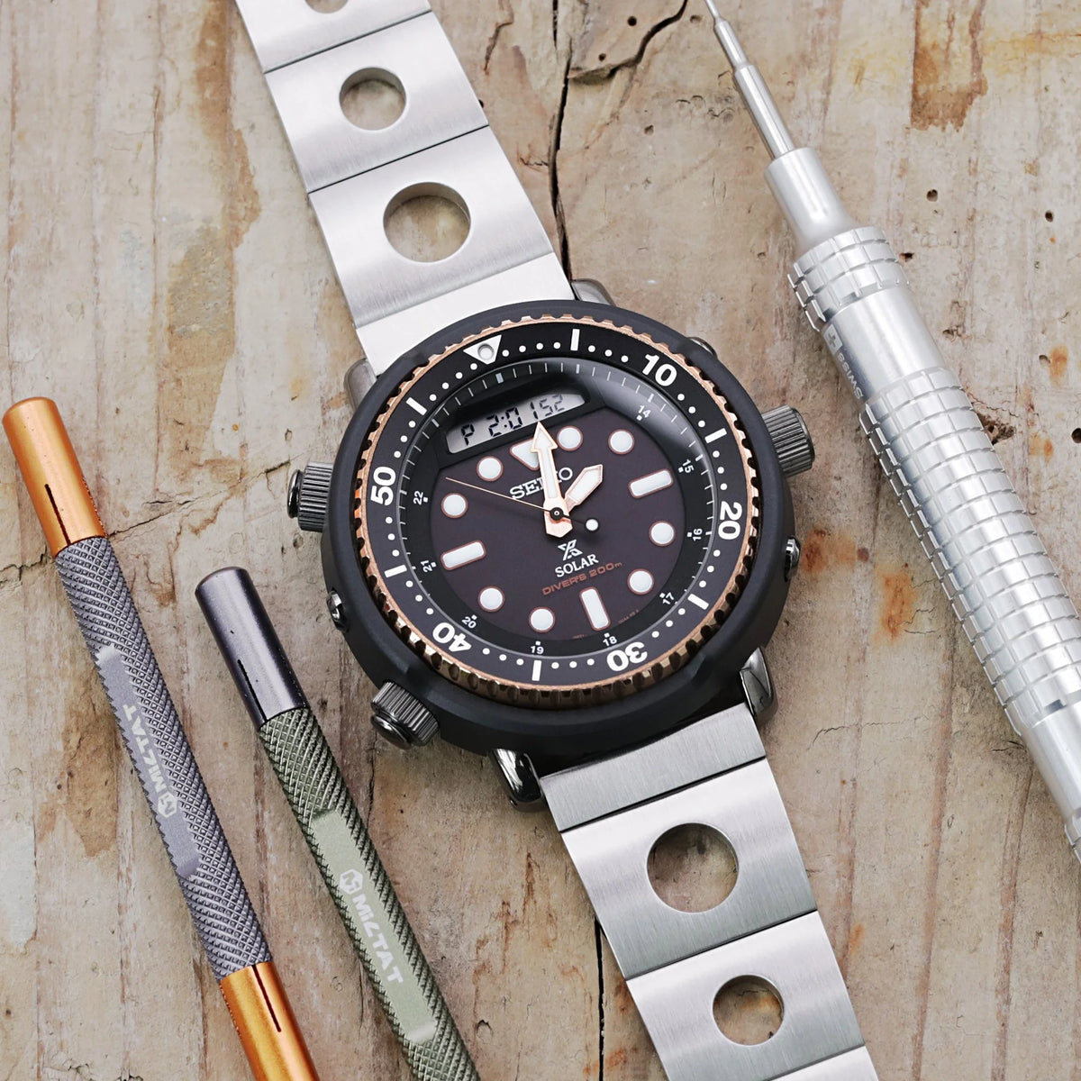 [STRAPCODE] Quick Release Rollball V2 Steel Bracelet with Divers Deplo ...